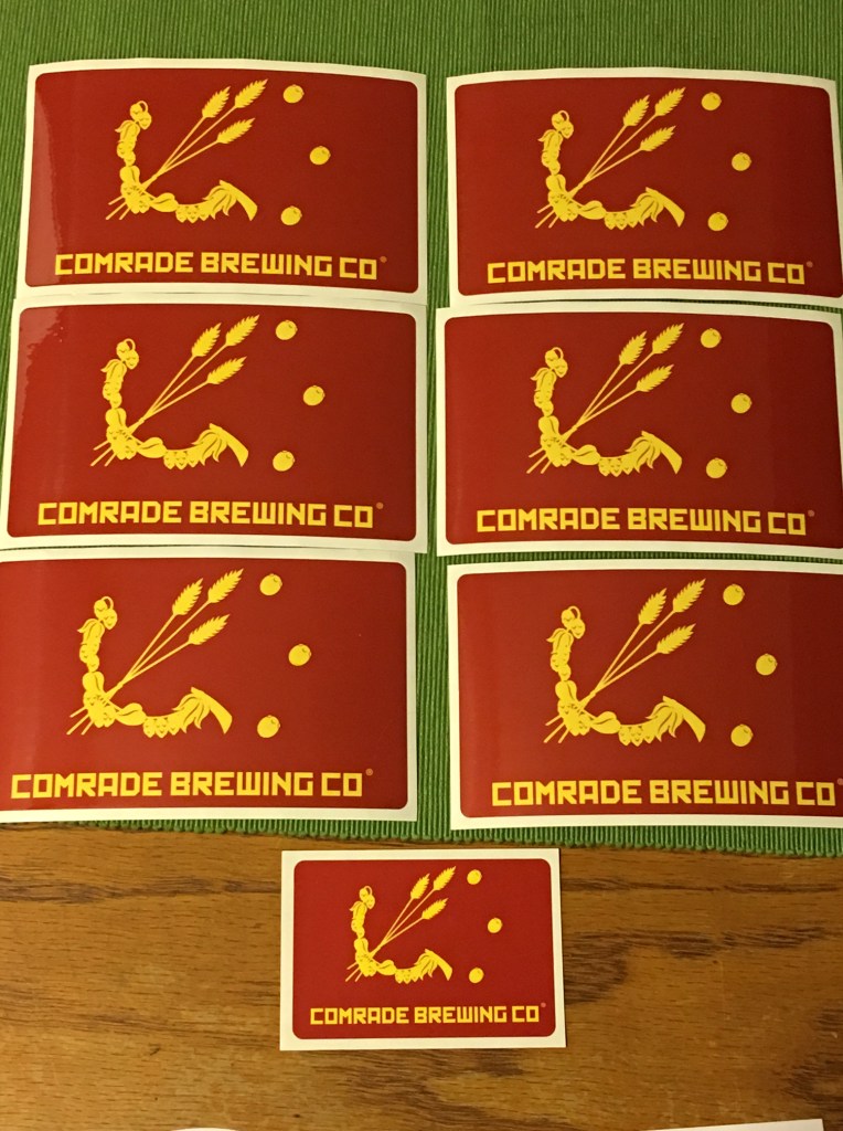 Comrade Brewing Company – Sticker Junkies