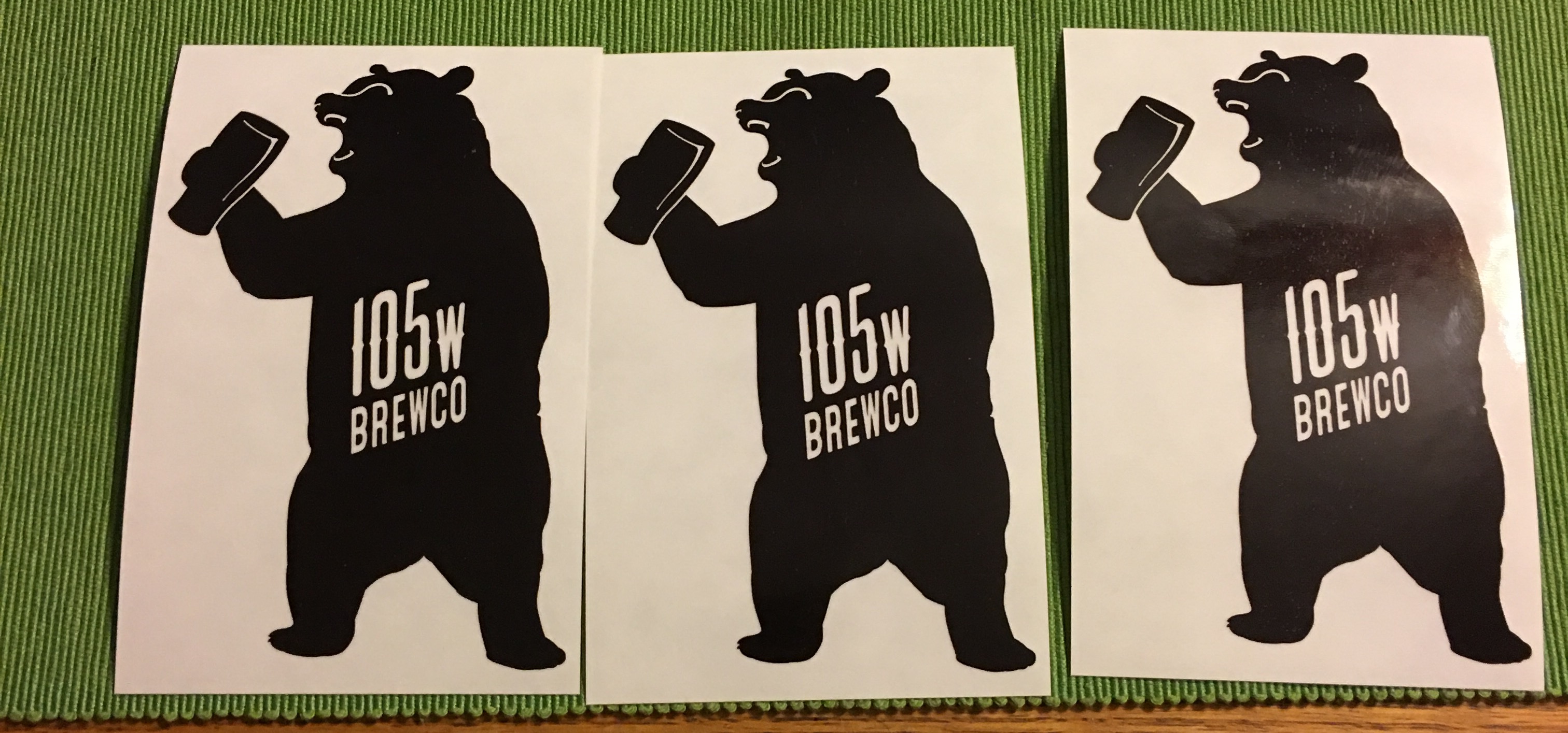105 W Brewery – Sticker Junkies