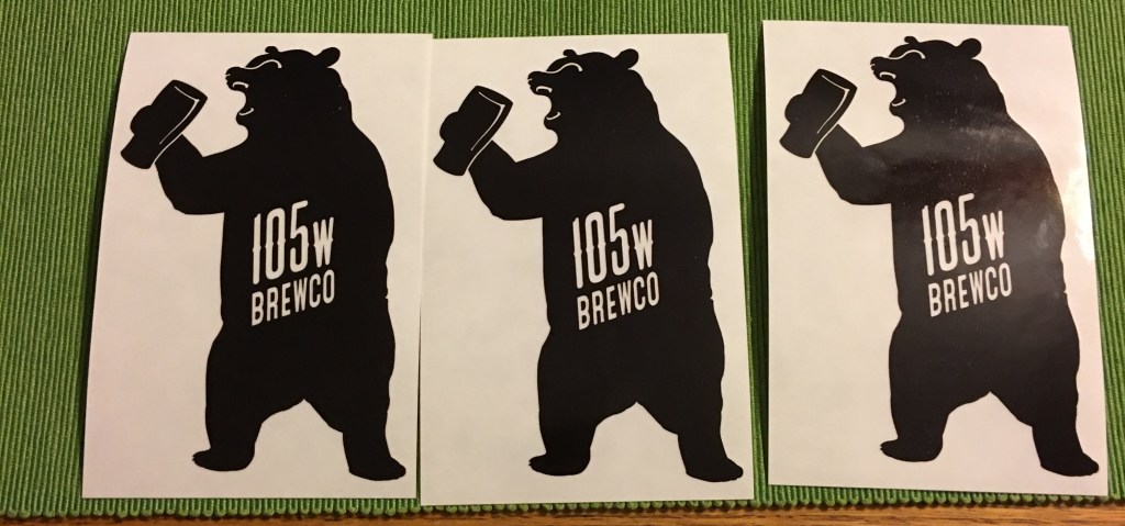 105 W Brewery – Sticker Junkies